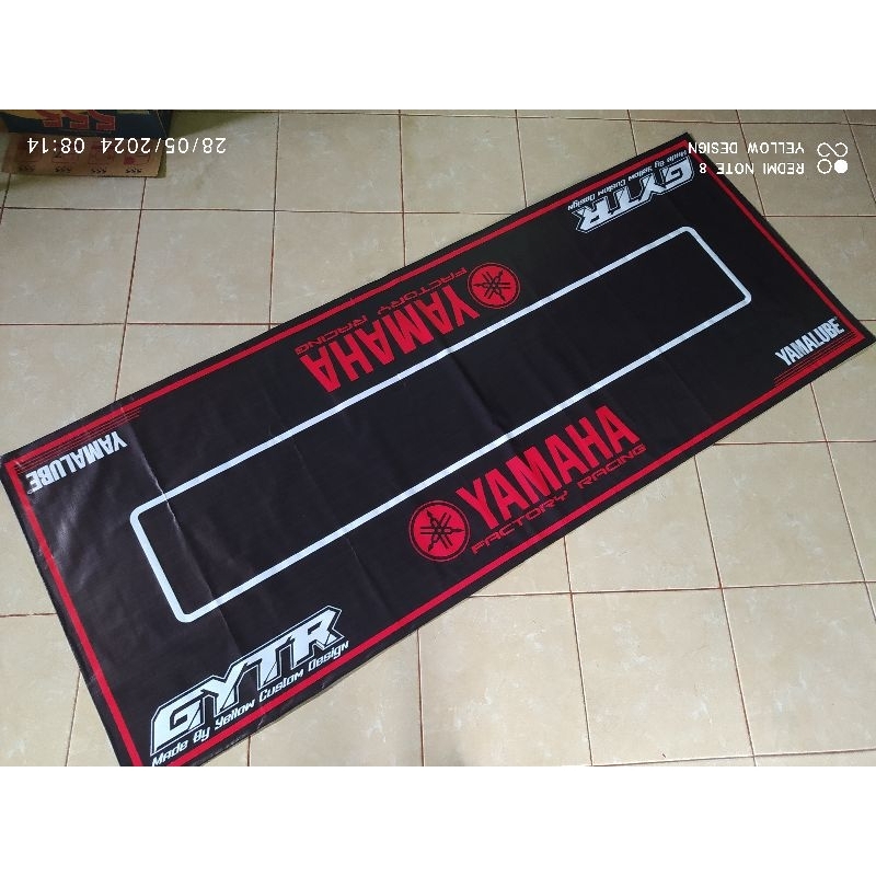 Jual BANNER KARPET ALAS MOTOR YAMAHA RACING | Shopee Indonesia