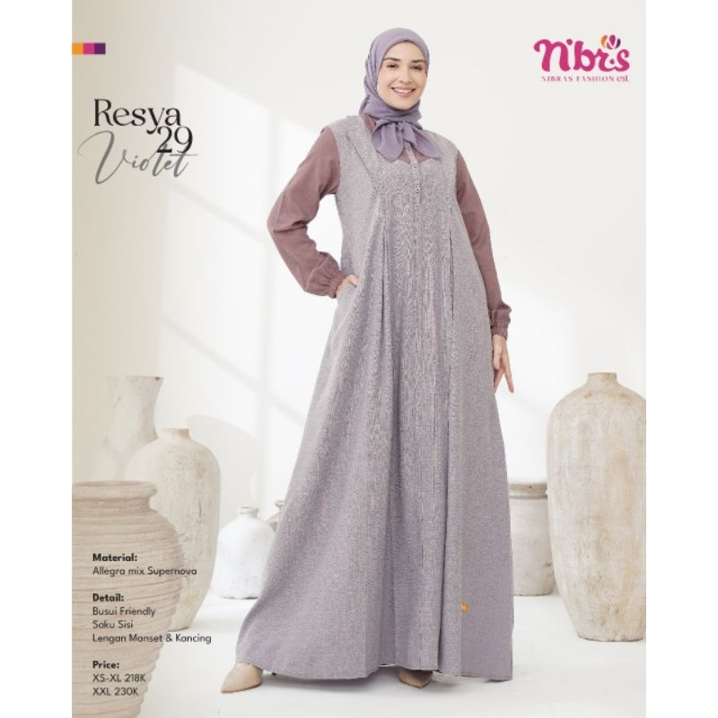 Jual RESYA 29 GAMIS NIBRAS REGULER | Shopee Indonesia