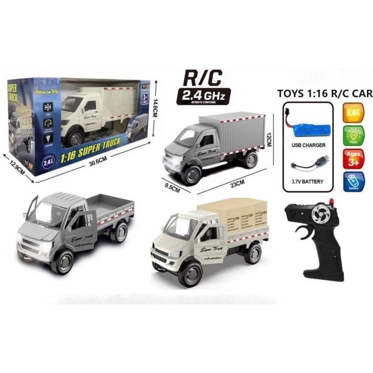 Jual MAINAN ANAK MOBIL REMOTE CONTROL MOBIL RC PICK UP SUPER TRUCK BOX ...