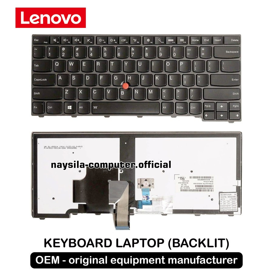 Jual Keyboard Lenovo Thinkpad T440 T440P T440S E440 T450 With Pointer ...
