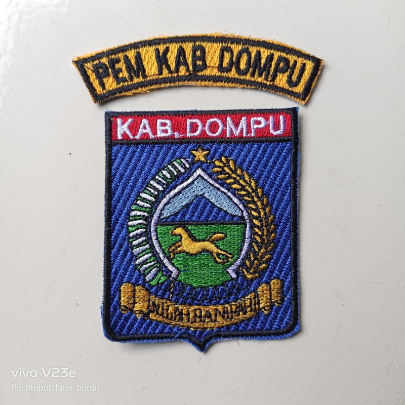 Jual BET BORDIR LOGO LAMBANG PEMKAB DOMPU LOGO ASN KAB DOMPU | Shopee ...