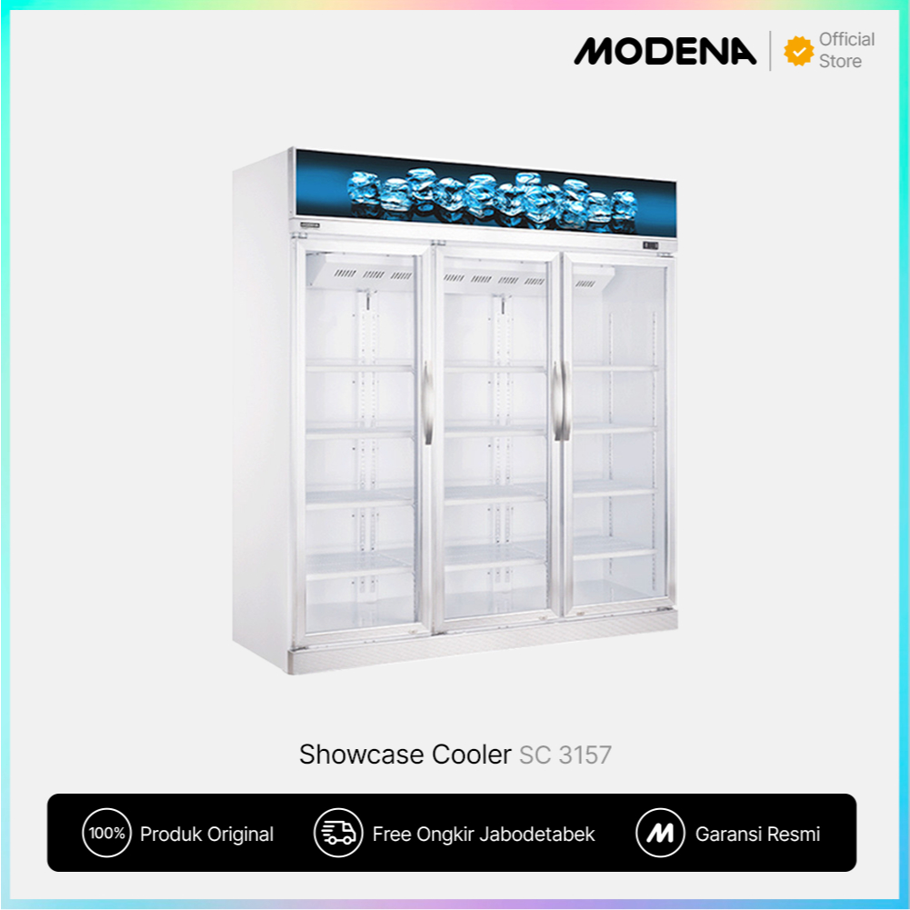 Jual MODENA Showcase Cooler - SC 3157 | Shopee Indonesia