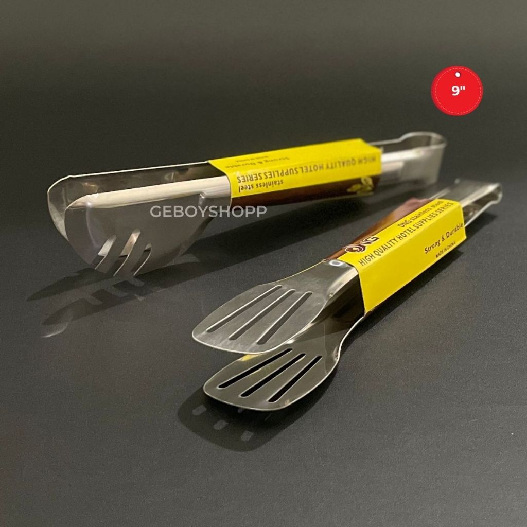 Jual Capitan Makanan Stainless Steel 9" / Jepitan Makanan 24cm | Shopee ...