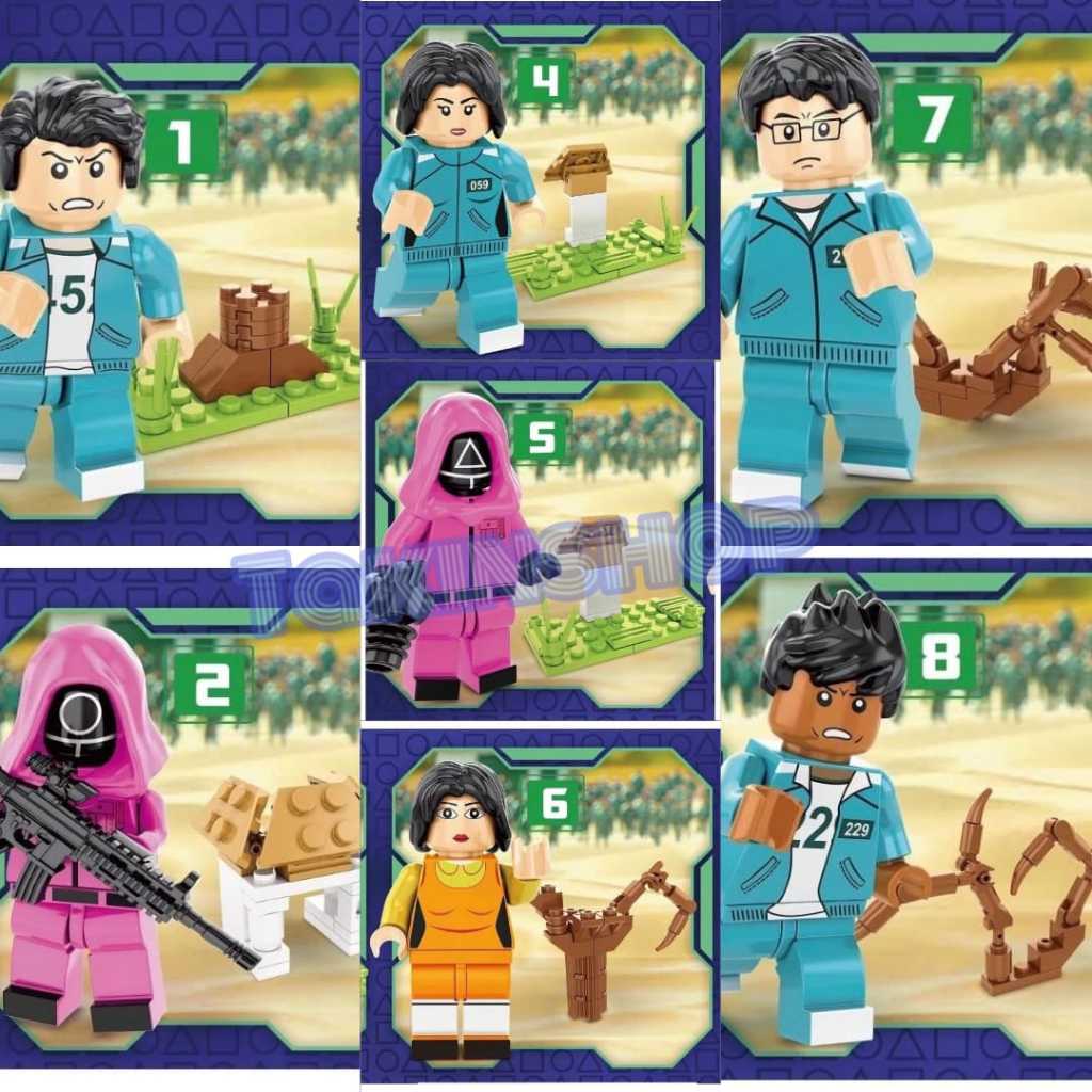 Jual 1 Pc Mainan Lego Squid Game / Mainan Brick Action Figure Lego ...