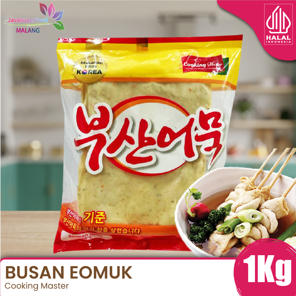 Jual Busan Eomuk Halal / Korea Fish Cake 1kg Makanan / Cemilan Korea ...