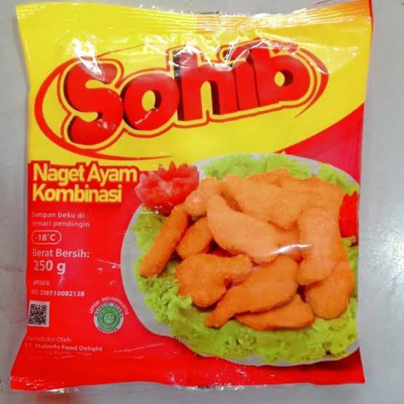 Jual Nugget Ayam Sohib 250 gr (Frozen Food) | Shopee Indonesia