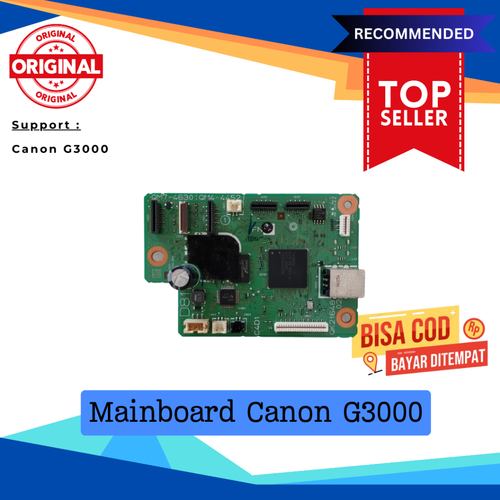 Jual Mainboard Printer Canon G3000 Motherboard Canon G3000 Logic Board ...