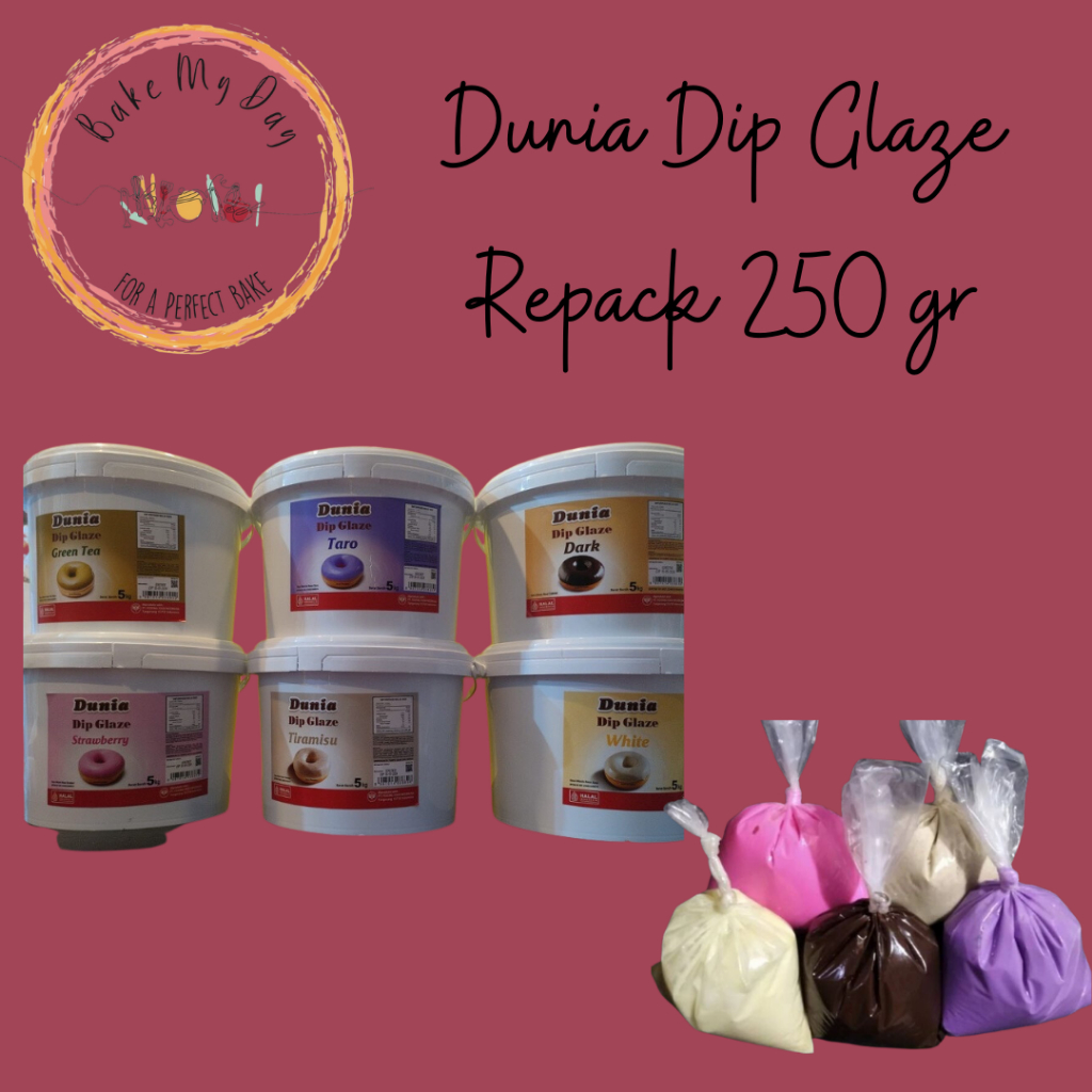 Jual Dunia Dip Glaze Repack 250 gr | Shopee Indonesia