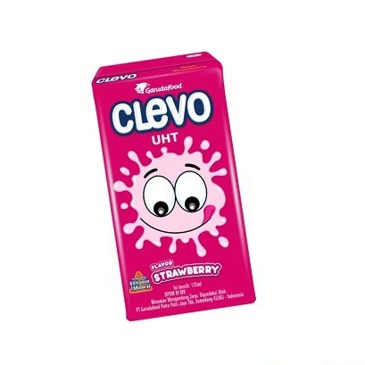 Jual clevo susu uht strawberry 115ml - clevo uht strawberry | Shopee ...
