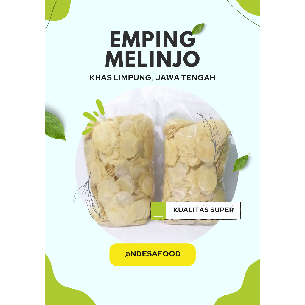 Jual Emping mlinjo mentah KWALITAS TERBAIK PUTIH | Shopee Indonesia