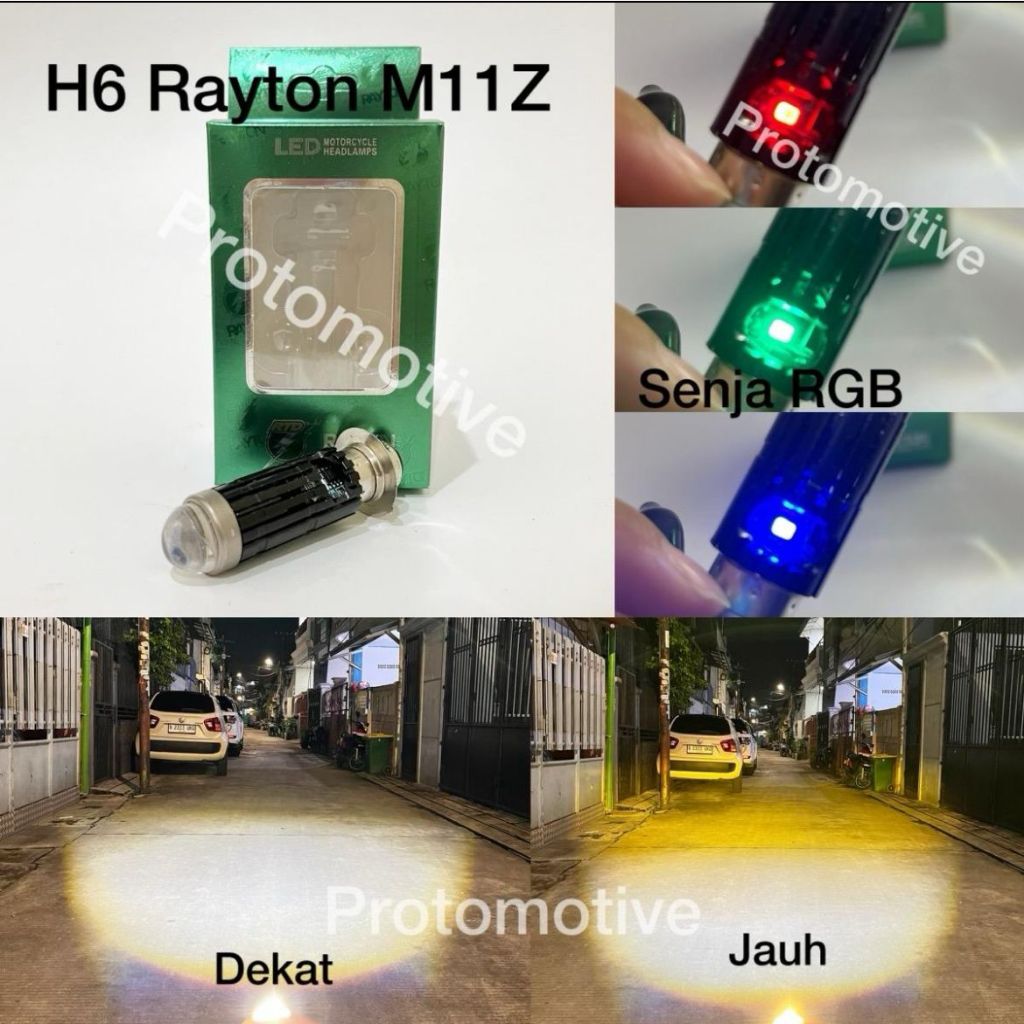 Jual Lampu Utama H6 RTD Rayton M11Z LS25/LS10 Original Senja RGB Light ...