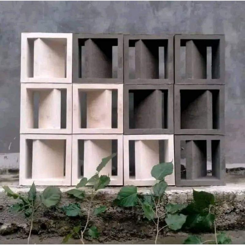 Jual Roster beton/Roster minimalis motif Nako bolong 2 ( 2 sisi ...