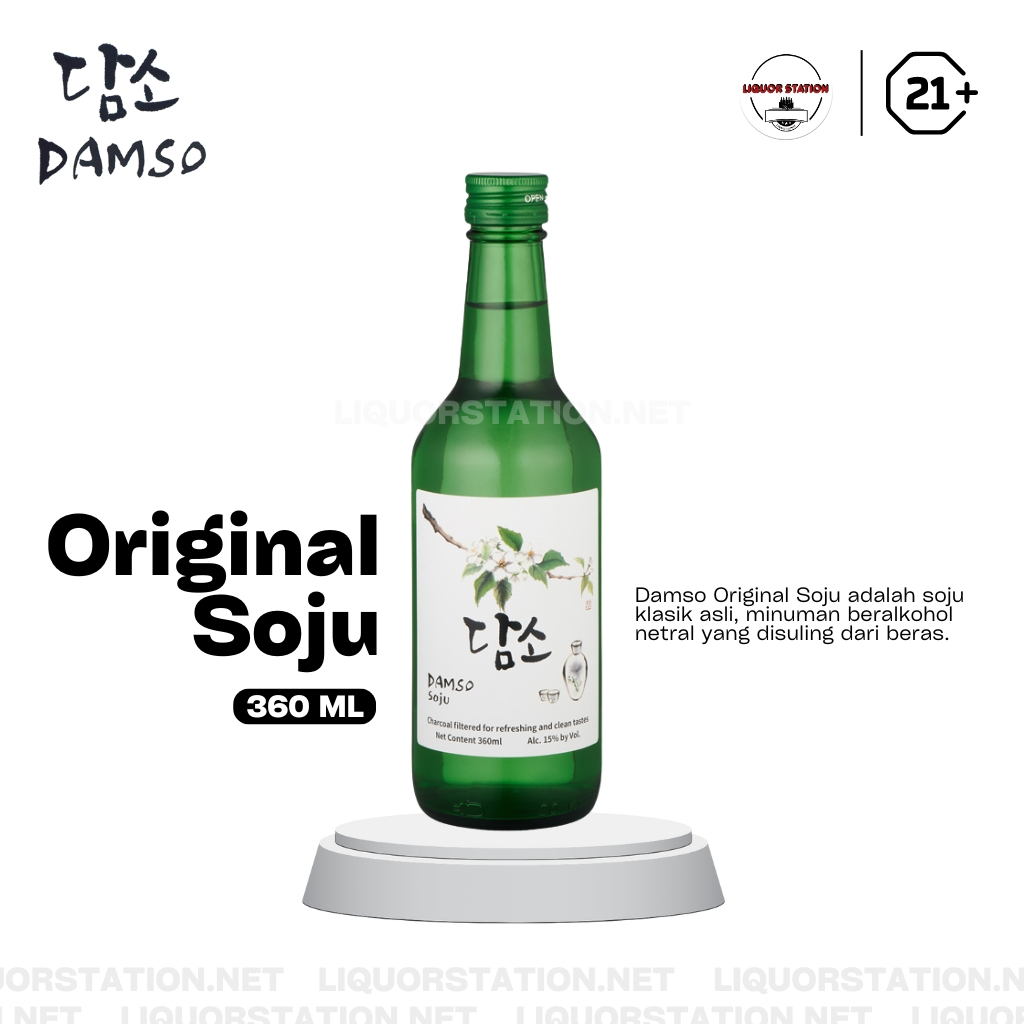 Jual Damso Soju Rasa Original 360 ml | Shopee Indonesia
