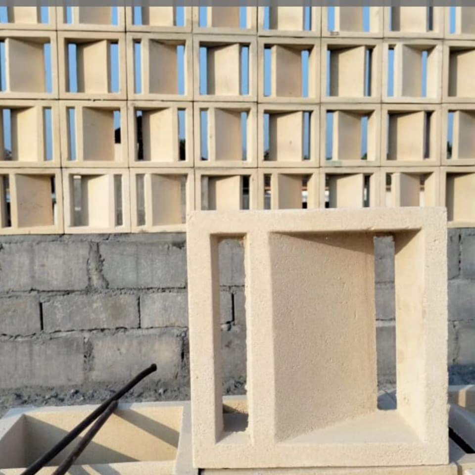 Jual Roster Nako Roster 2 Lubang Persegi Tepi Roster Putih Tulang ...