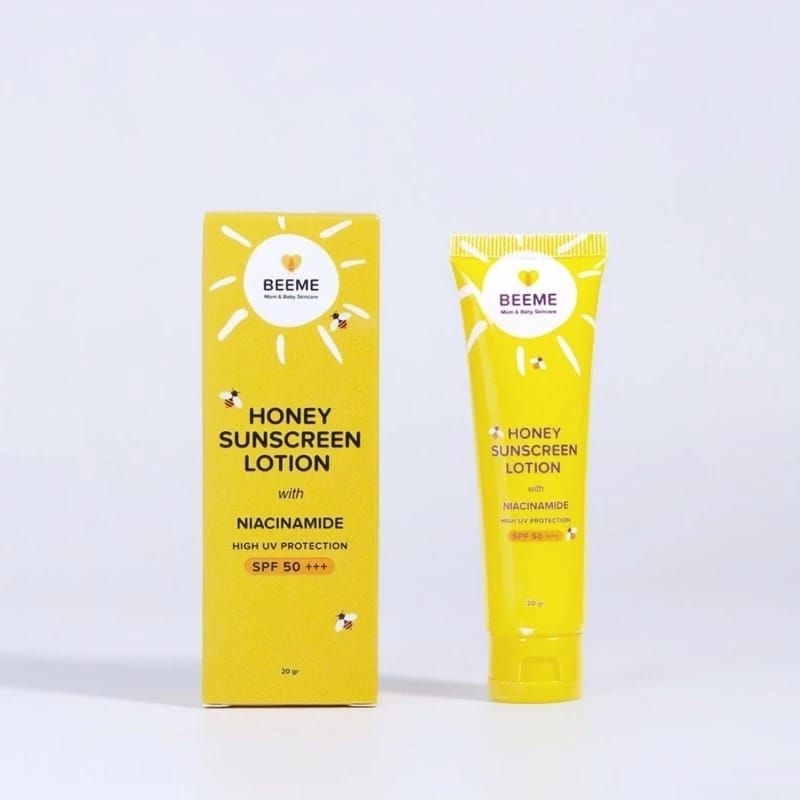 Jual BEEME 25 gr Honey Sunscreen Lotion with SPF 50+++ | Shopee Indonesia
