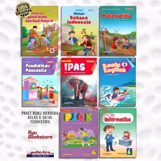 Jual Paket Buku Merdeka Kelas 6/VI SD/Mi | Yudhistira | Shopee Indonesia