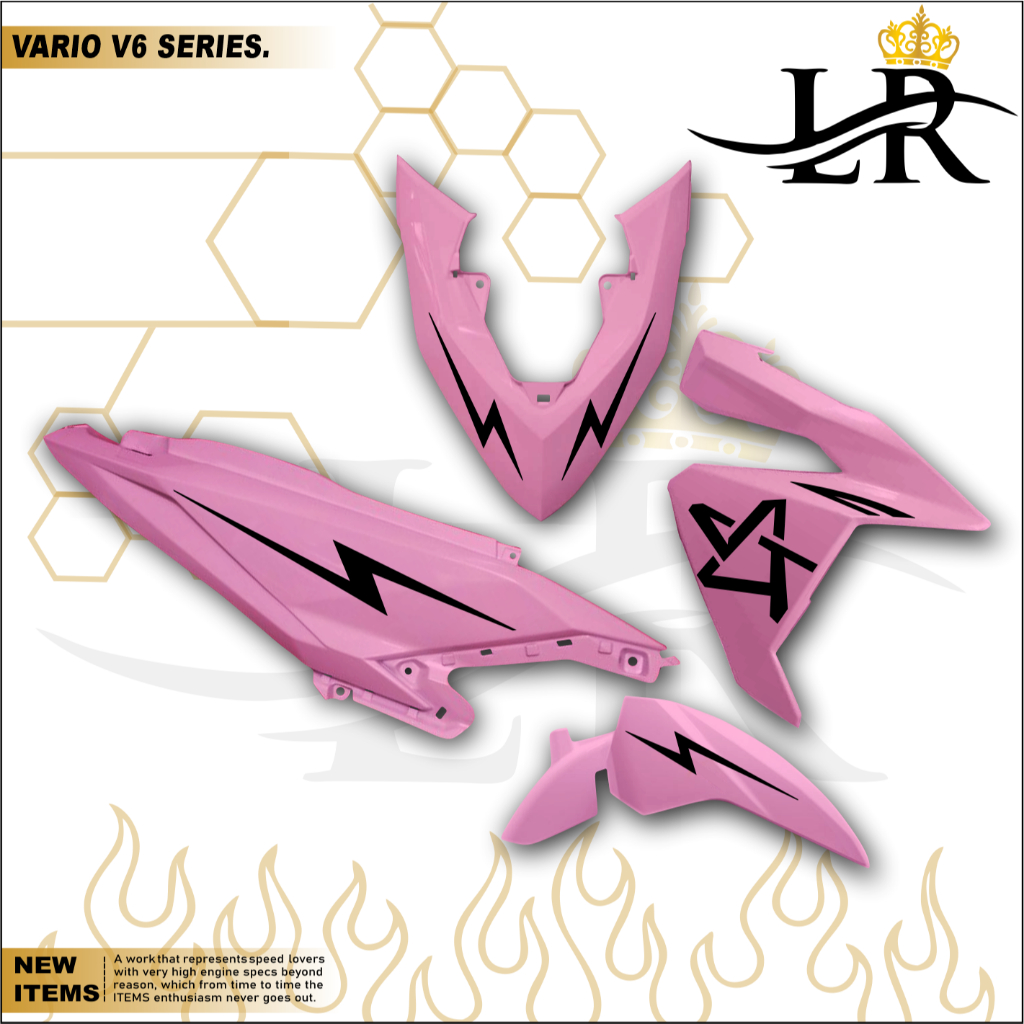 Jual V6 CUTTING STICKER VARIO LED OLD STRIPING VARIASI VARIO 125-150 ...