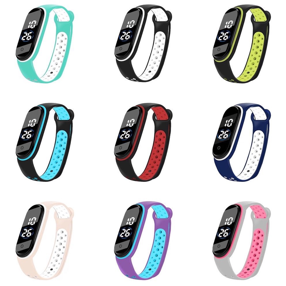Jual Pro Hemat WBS Jam Tangan LED CAPSUL Digital Pria Wanita Rubber ...