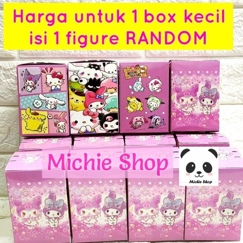 Jual Model Baru Sanrio Blind Box Random Box Figure Topper Collection ...