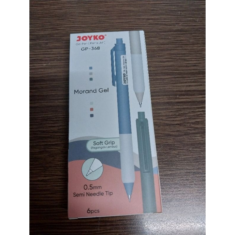 Jual GEL PEN ( PENA JEL ) GP-368 MORAND GEL JOYKO harga 6 pcs | Shopee ...