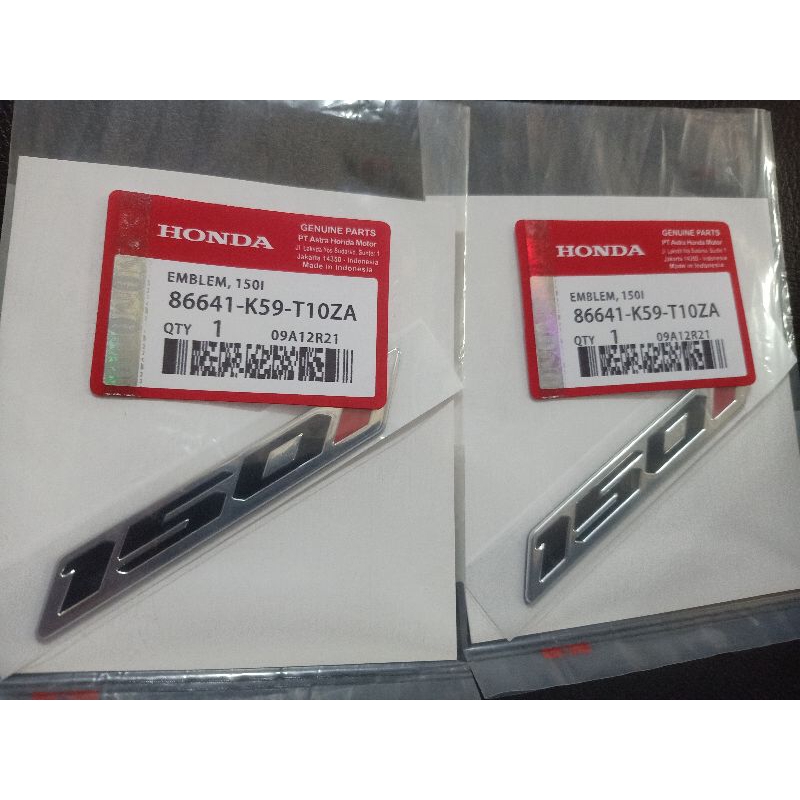 Jual Emblem motor tulisan 150i (set) | Shopee Indonesia