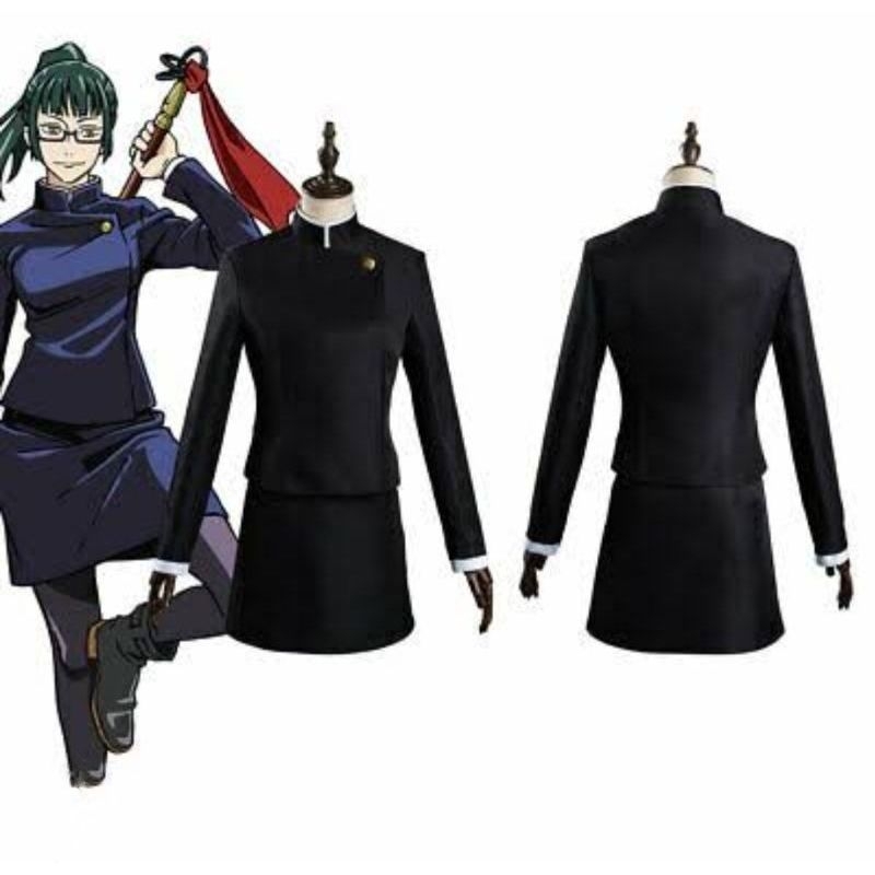 Jual Kostum Cosplay Maki Zenin Anime Jujutsu Kaisen Costume Cosplay ...
