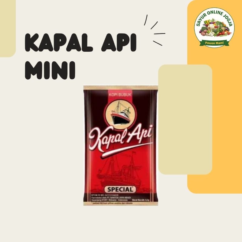 Jual Kopi kapal api mini sachet - PAWON MAMI SAYUR ONLINE JOGJA ...