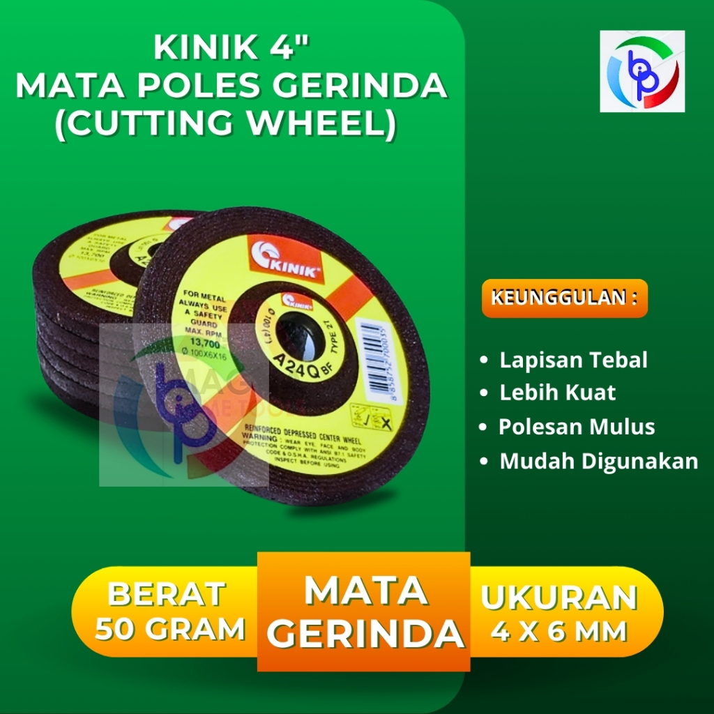 Jual Kinik Batu Mata Gerinda Amplas Poles Tebal 4 x 6 mm (1 Pcs ...