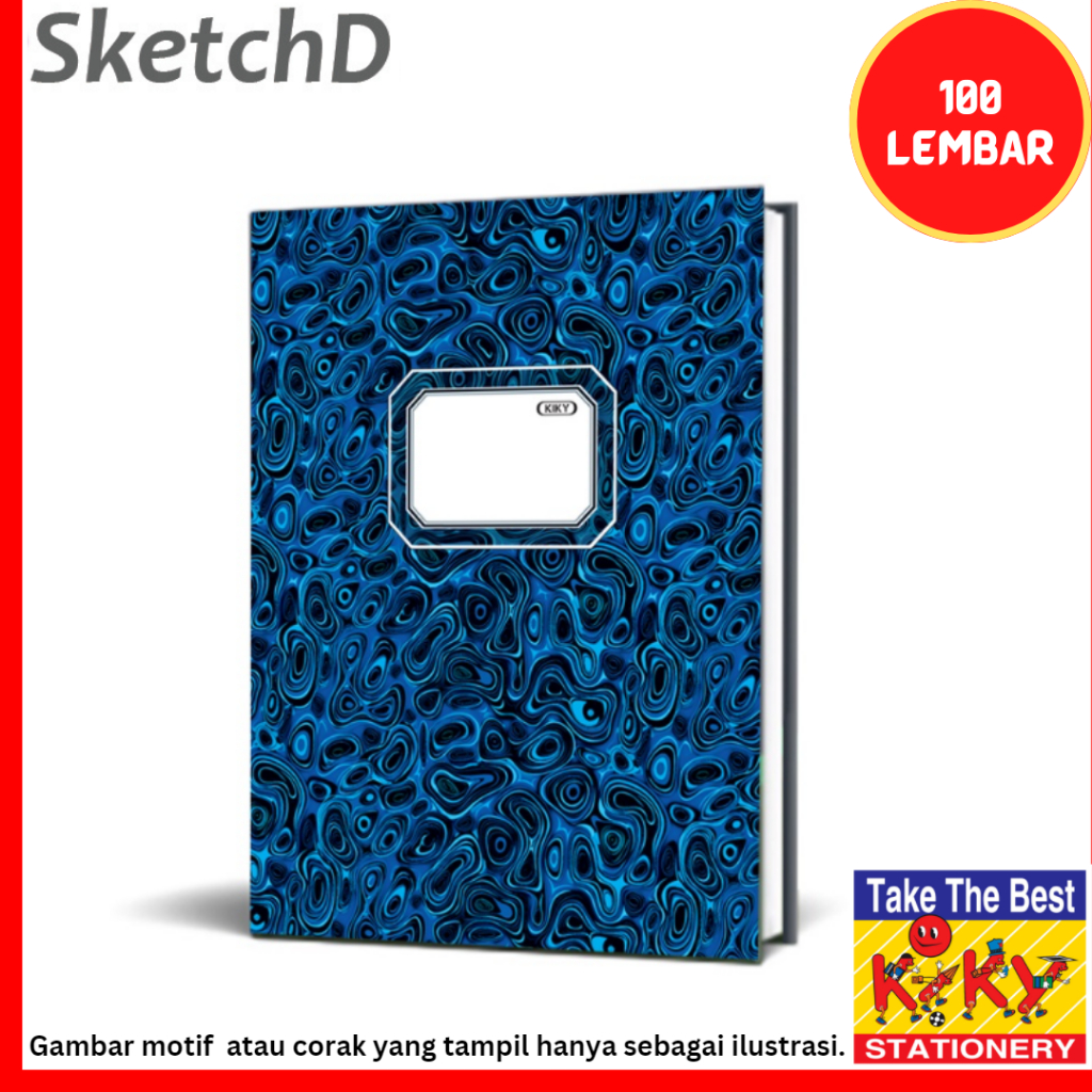 Jual Buku Kas Keuangan Kantor Register Besar bergaris Kiky Folio 100 ...