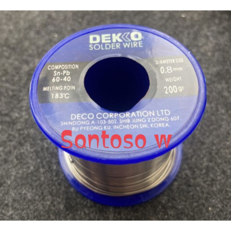 Jual Timah Solder 0.8mm / 0.6mm / 0.3mm Soldering Wire Tin 0.8 mm 50 ...