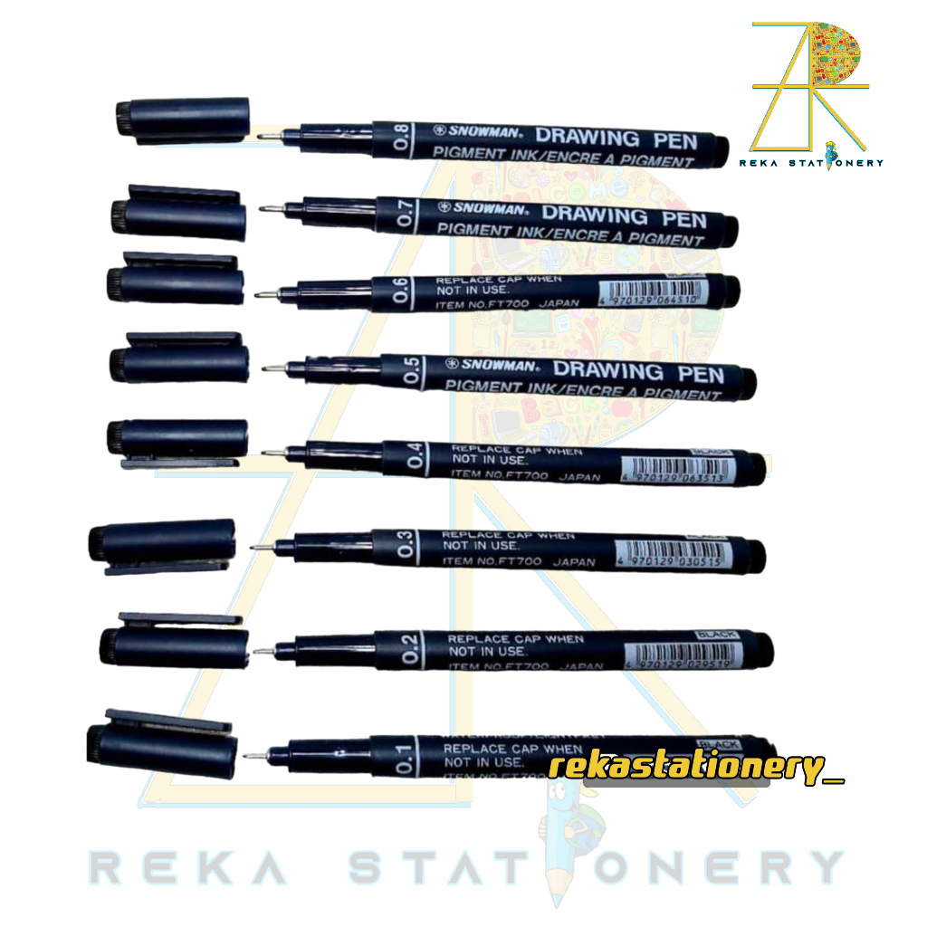 Jual Drawing Pen Snowman - Pen Sketsa Berkualitas, Ideal untuk Desain ...