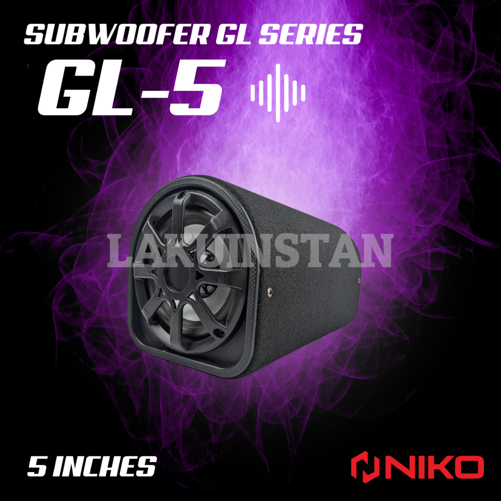Jual speaker Subwoofer Speaker NIko GL 5 / Speaker Tabung 5 inch ...