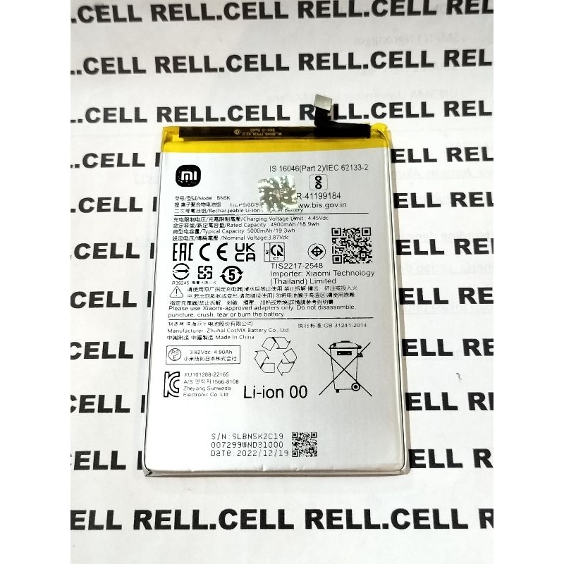 Jual BATRE BATERAI BATTERY XIAOMI REDMI 12C BN5K BN-5K BN 5K ORIGINAL ...