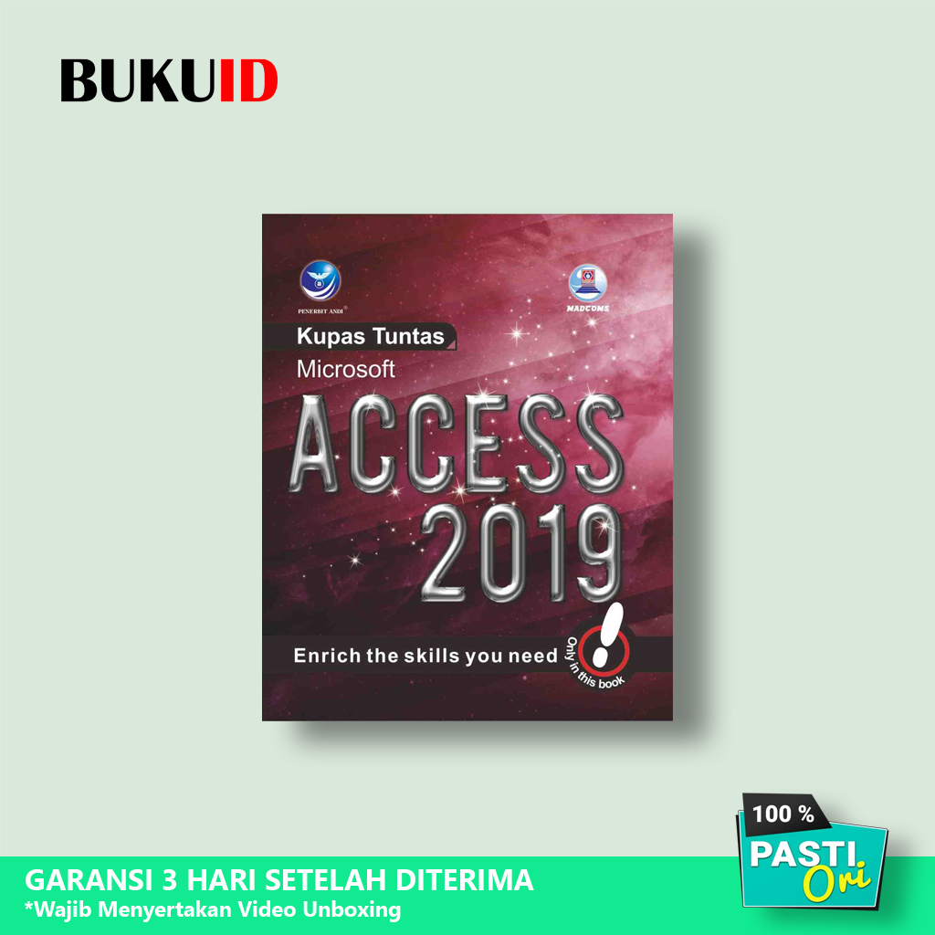 Jual Buku Kupas Tuntas Microsoft Access 2019 - Original | Shopee Indonesia