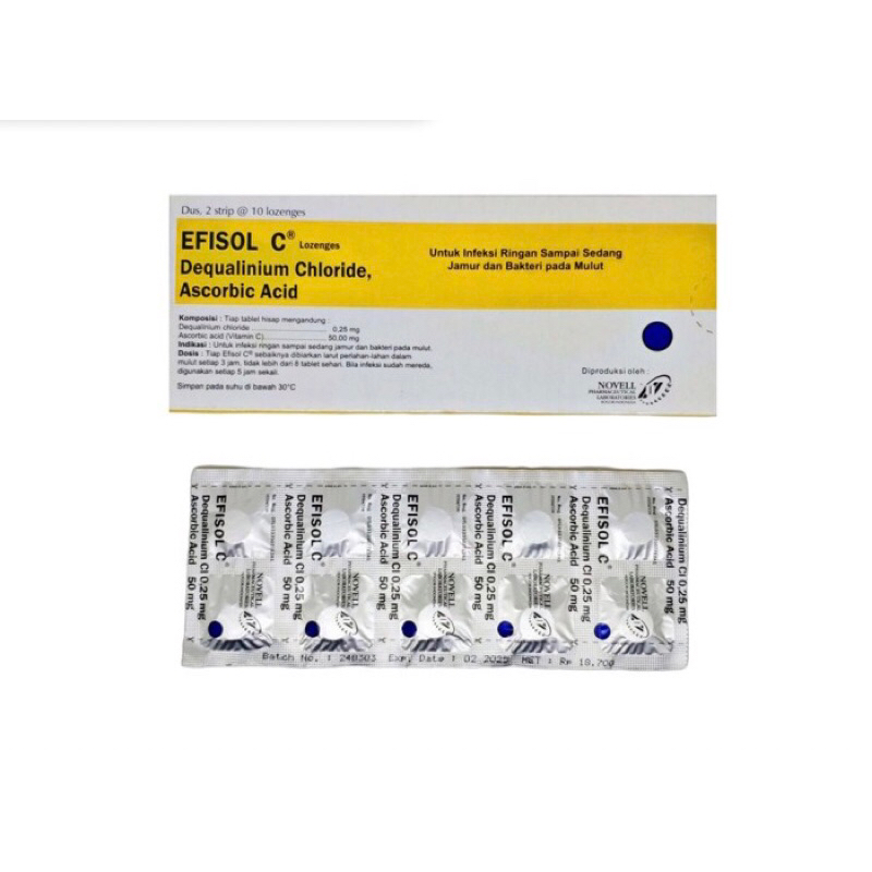 Jual Efisol C 1 Box isi 20 Tablet | Shopee Indonesia