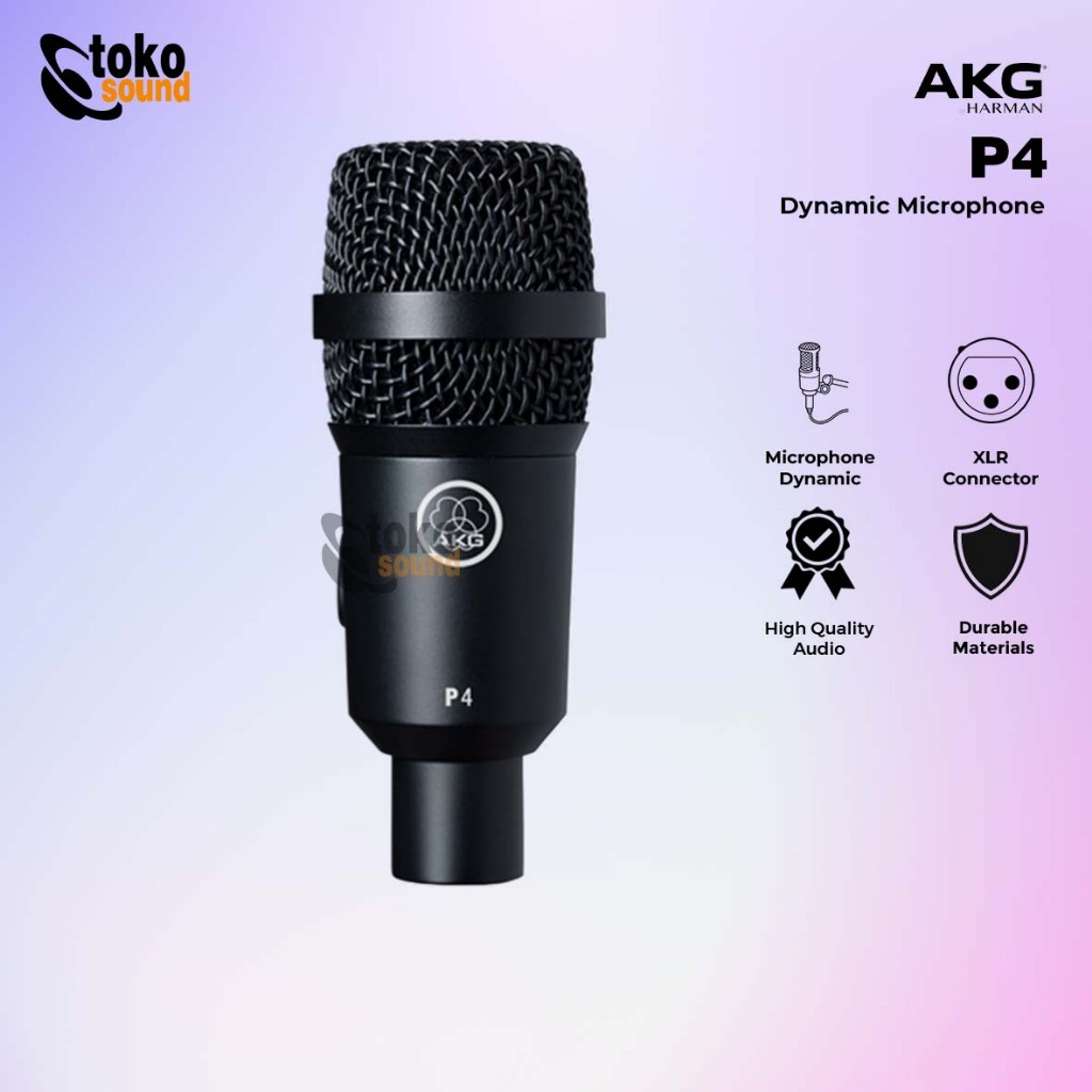 Jual AKG P4 - Dynamic Instrument Microphone | Shopee Indonesia