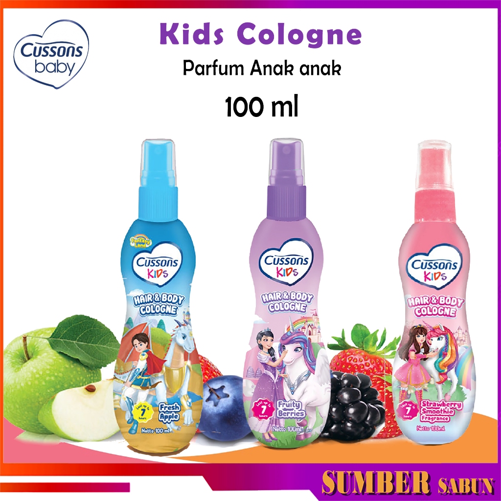 Jual Cussons Kids Hair & Body Cologne 100ml - Parfum Anak Minyak Wangi ...