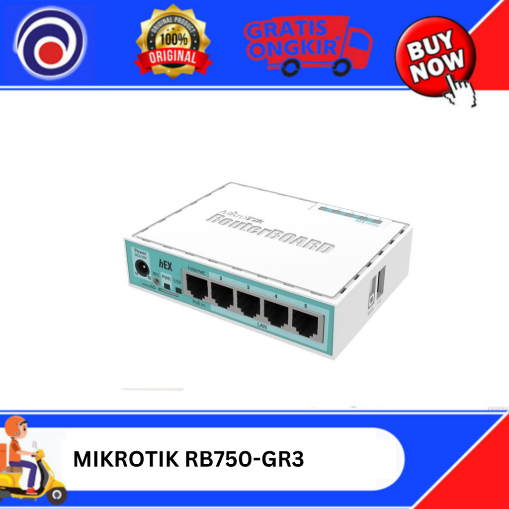 Jual MIKROTIK RB750-GR3 | Shopee Indonesia