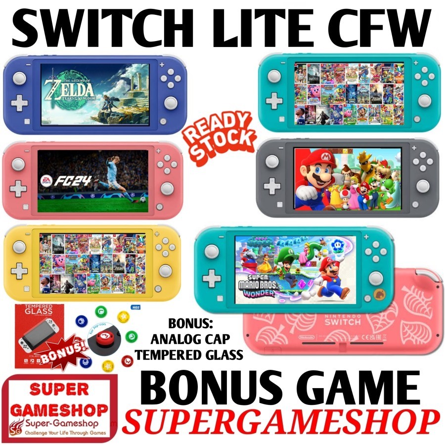 Jual Nintendo Switch Lite Console CFW Full Game | Shopee Indonesia