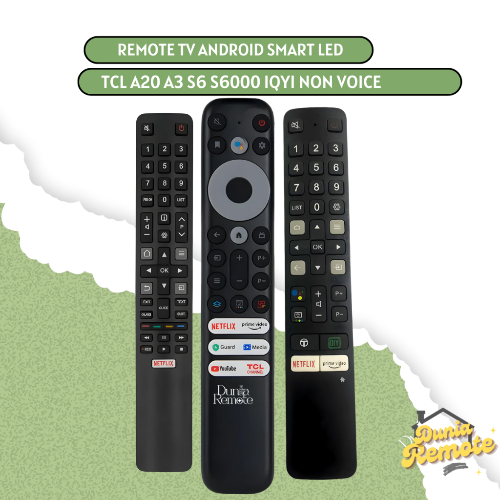 Jual Remot Remote TV TCL Android Smart TV LED LCD tanpa setting ...