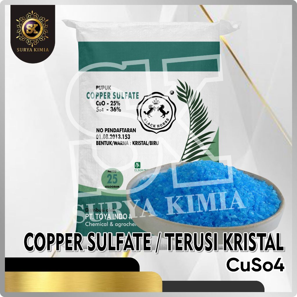 Jual TERUSI KISTAL / Copper Sulphate / CuSO4 / tembaga sulfat ...