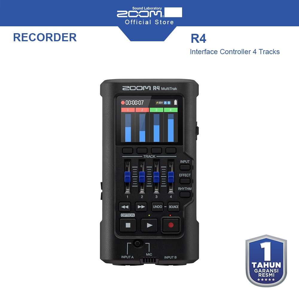 Jual Zoom R4 Recorder Interface Controller 4 Tracks | Shopee Indonesia