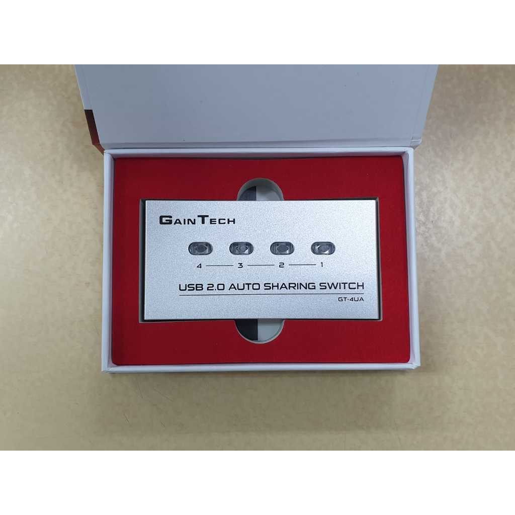 Jual Gaintech Auto Switch Printer 4Port / Auto Sharing Switch 4Port ...