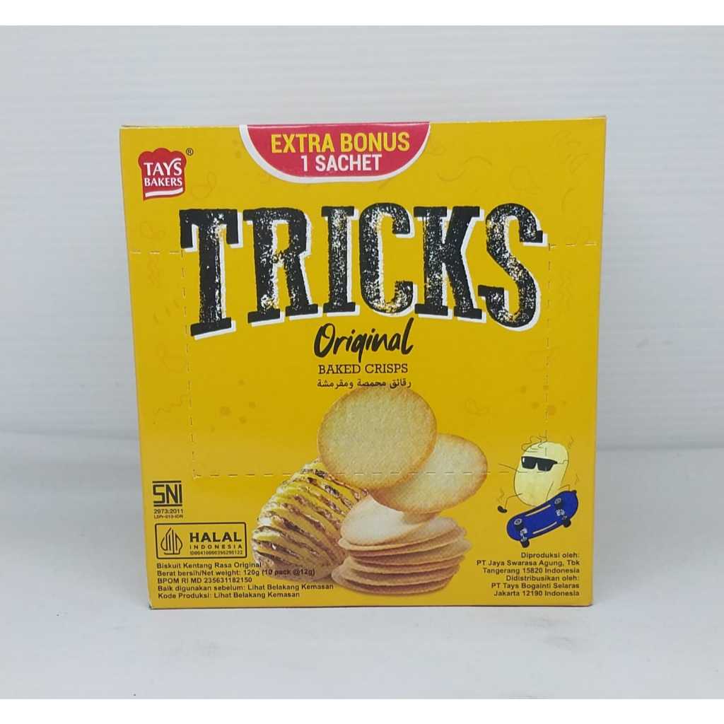 Jual Potato Baked Crisps TRICKS BOX Varian Original/Bulgogi/Kimchi ...
