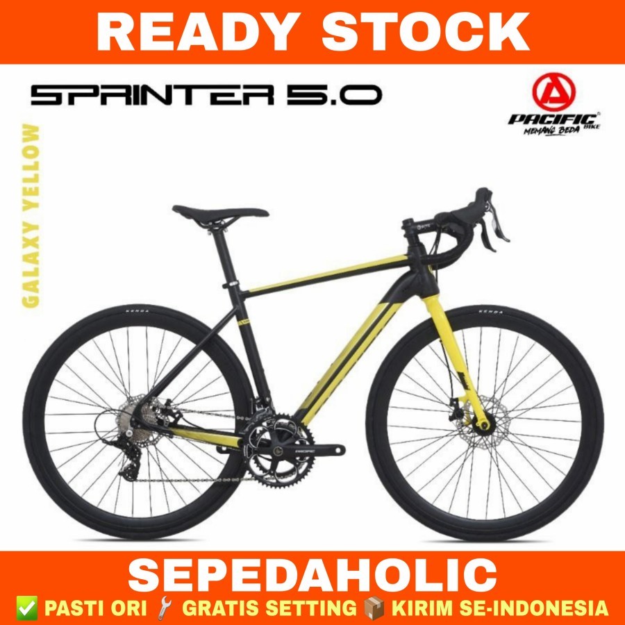 Jual Sepeda Balap Roadbike PACIFIC PARADOX RS / SPRINTER 5.0 700C PROMO ...