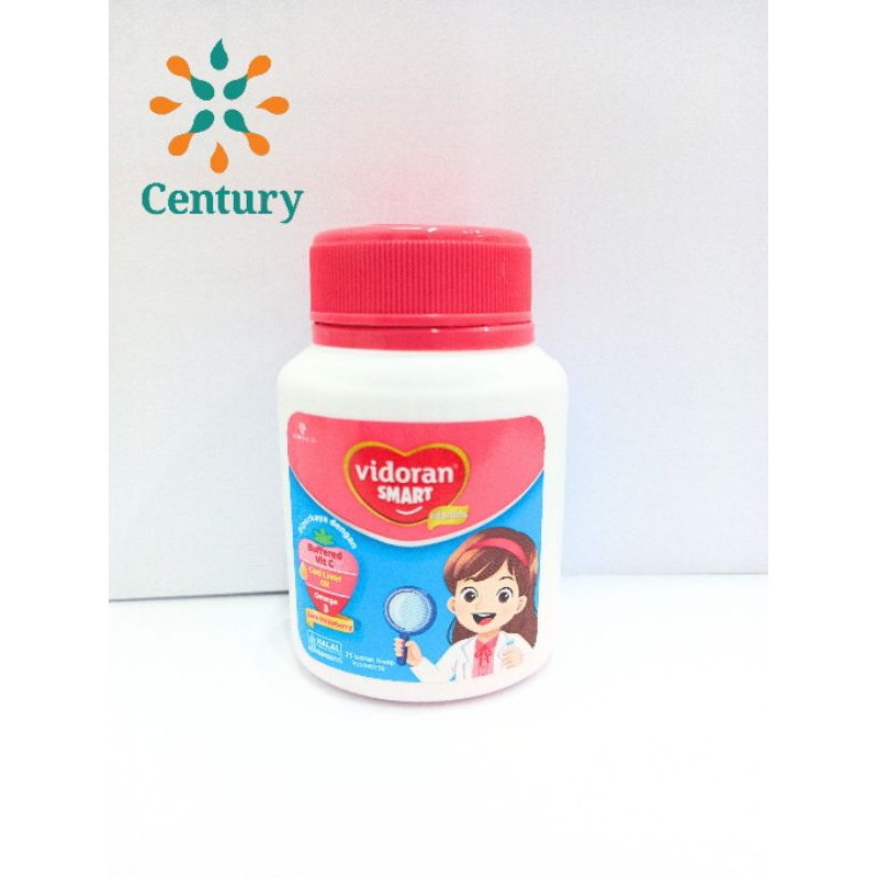 Jual VIDORAN SMART PLUS STRAWBERRY 25'S / VITAMIN ANAK / SUPLEMEN ANAK ...