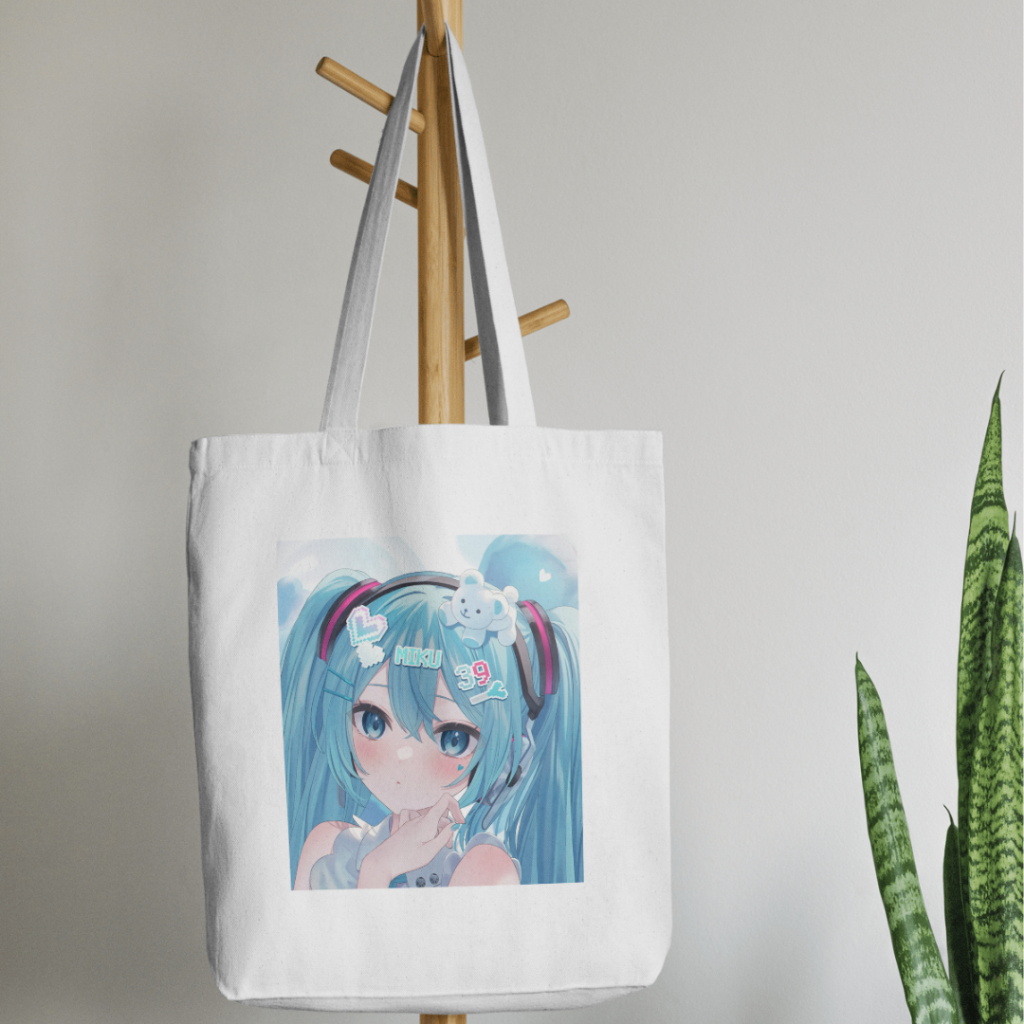 Jual TOTEBAG CANVAS / Totebag Anime HATSUNE MIKU / tote bag HATSUNE ...