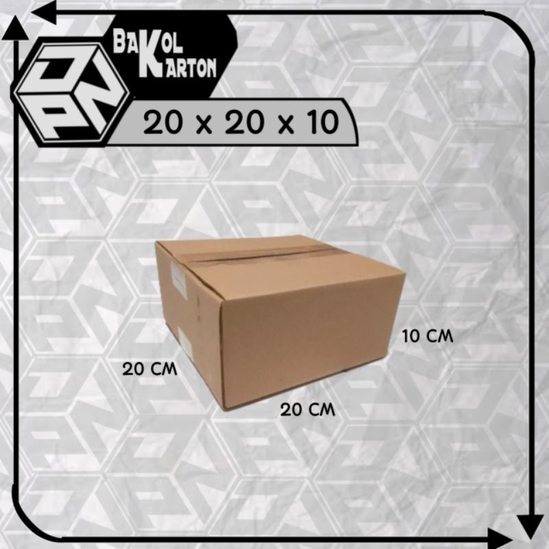 Jual Kardus Packing 20x20x10 , Kardus Box polos ,Kardus Packing ...