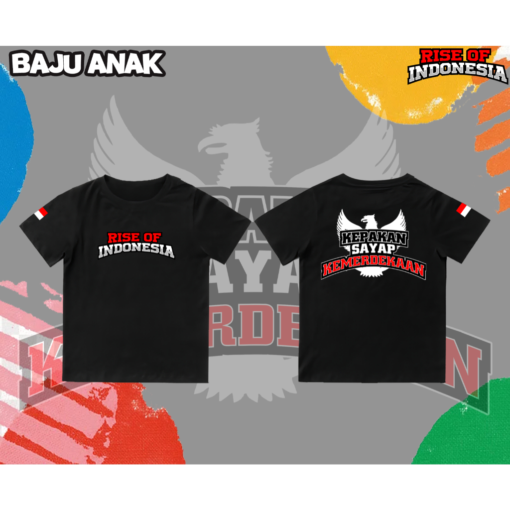 Jual [Bisa COD] Kaos Anak | Baju Agustusan Original Merchandise | Kaos Katun 24s Asli | Baju ...
