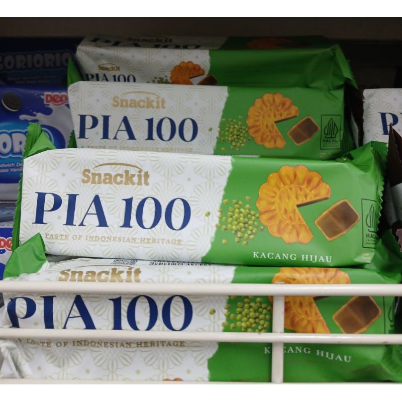 Jual SNACKIT KUE PIA 100 kACANG HIJAU,PANDAN,DAN COKELAT 150GR | Shopee ...